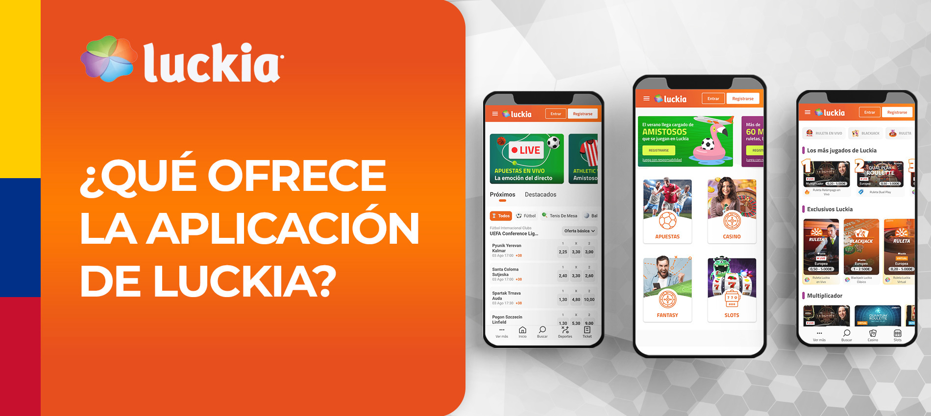 Descarga la app móvil de Luckia: Apuesta rápida y fácilmente - 2024